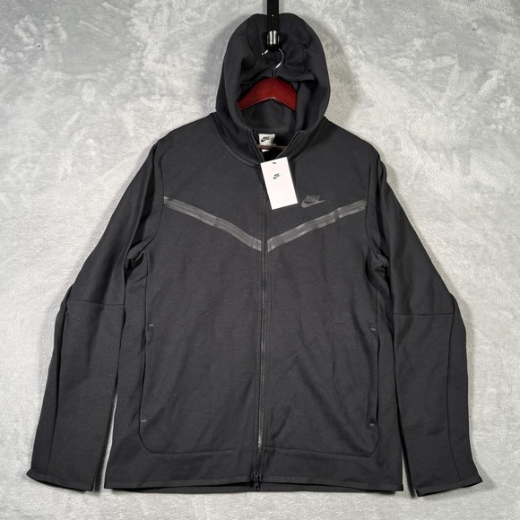 Nike | Jackets & Coats | Nike Jacket Mens Large Black Cu44890 Full Zip ...